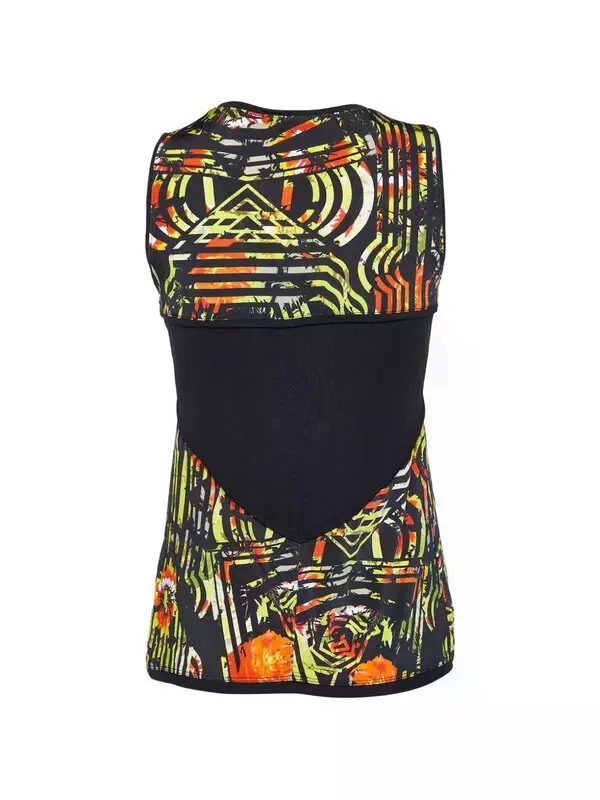 Versace Printed Jersey Tank Top