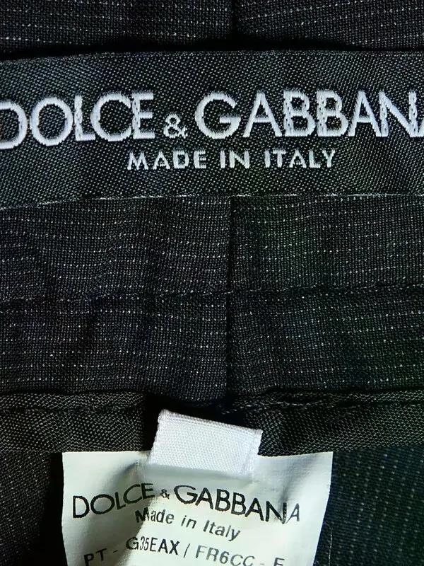 Dolce & Gabbana Pinstriped Tapered Trousers