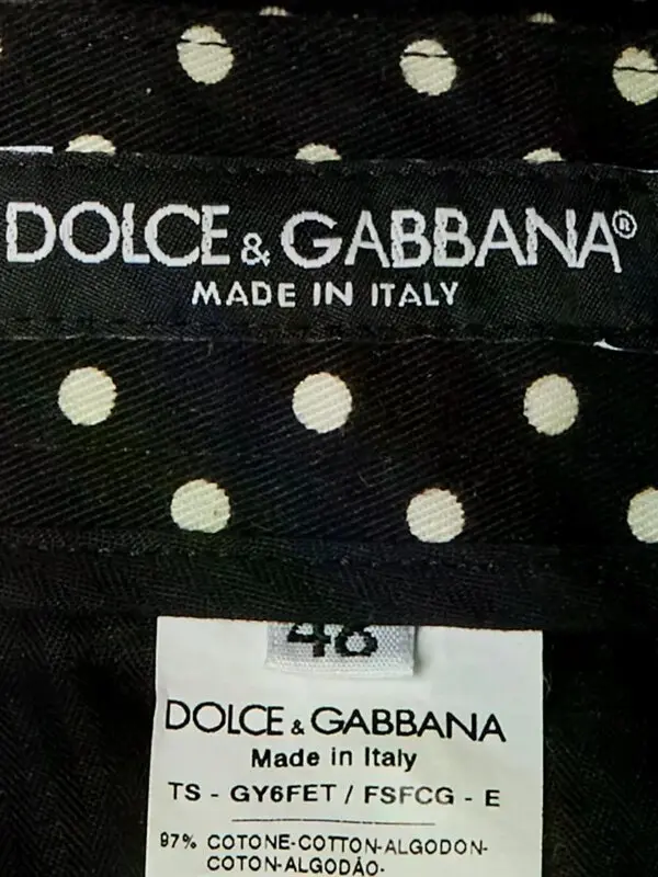 Dolce & Gabbana Polka Dot Trousers