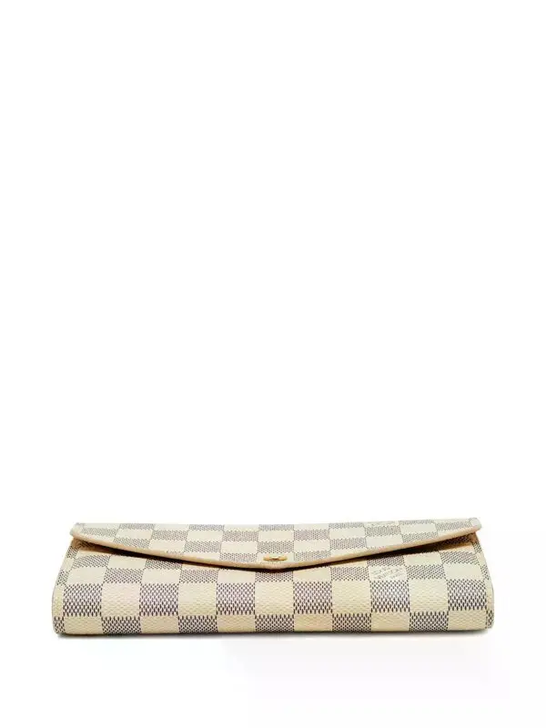 LOUIS VUITTON Damier Azur Sarah Wallet