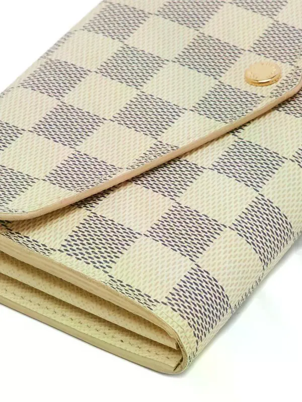 LOUIS VUITTON Damier Azur Sarah Wallet