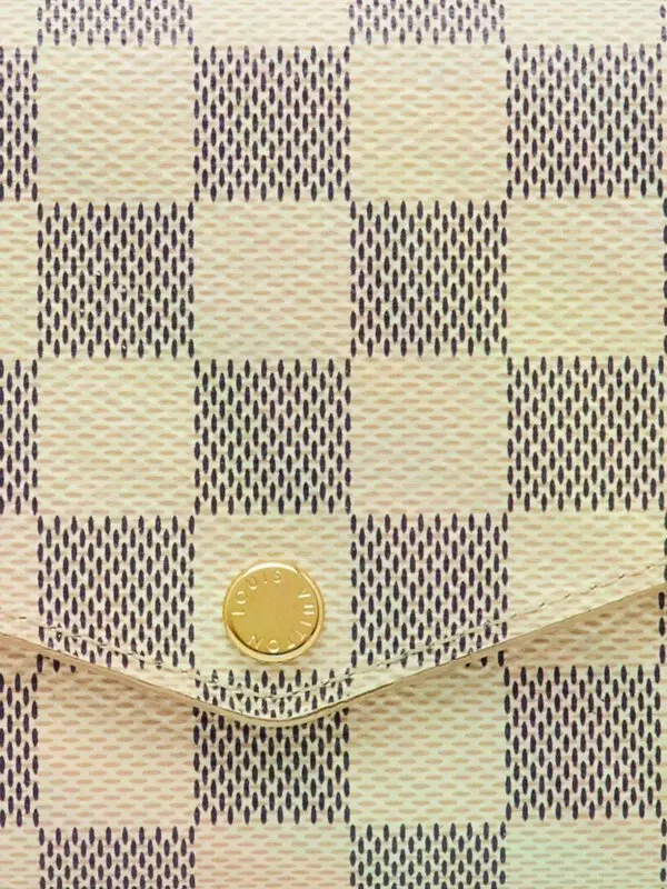 LOUIS VUITTON Damier Azur Sarah Wallet