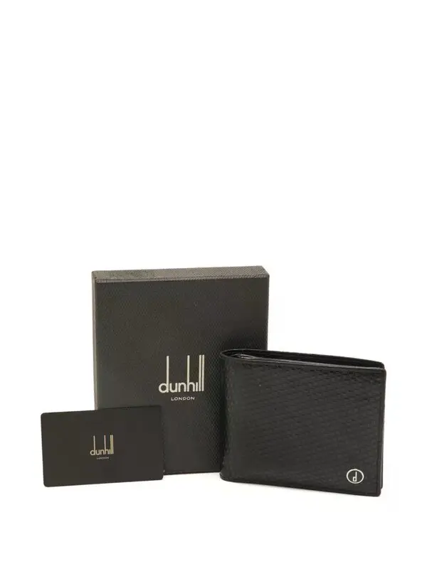 Dunhill Embossed Leather Bifold Wallet