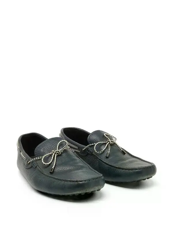 TOD'S Bow-detail Driver Loafers - Blue