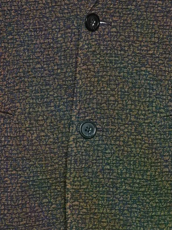 Emporio Armani Patterned Single-breasted Jacket
