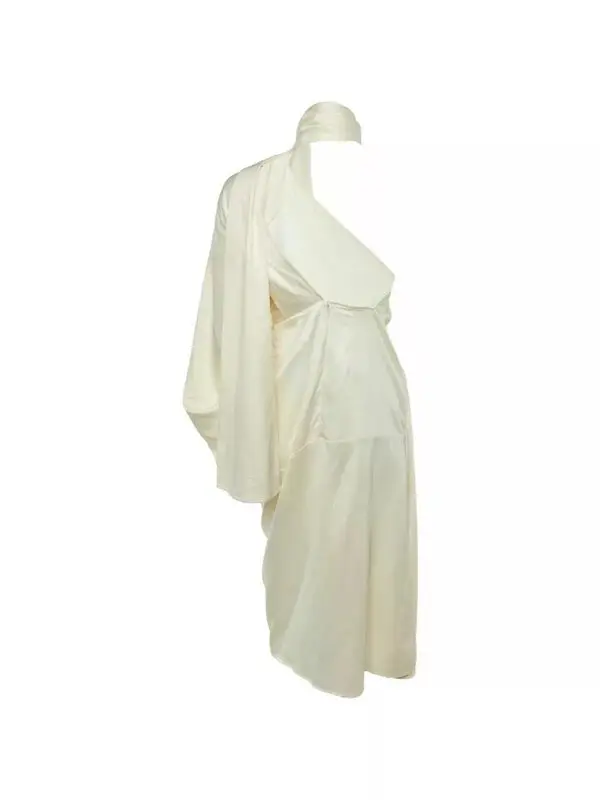 Solace London One-shoulder Satin Dress