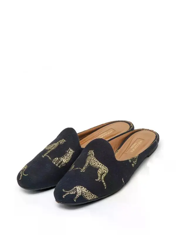 AQUAZZURA Patterned Mules