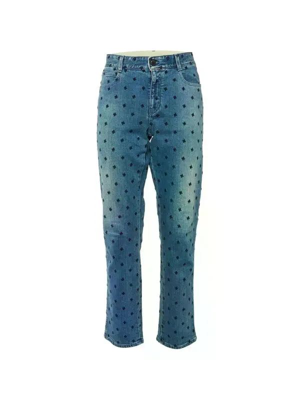 Stella McCartney Star Embroidered Slim-fit Jeans