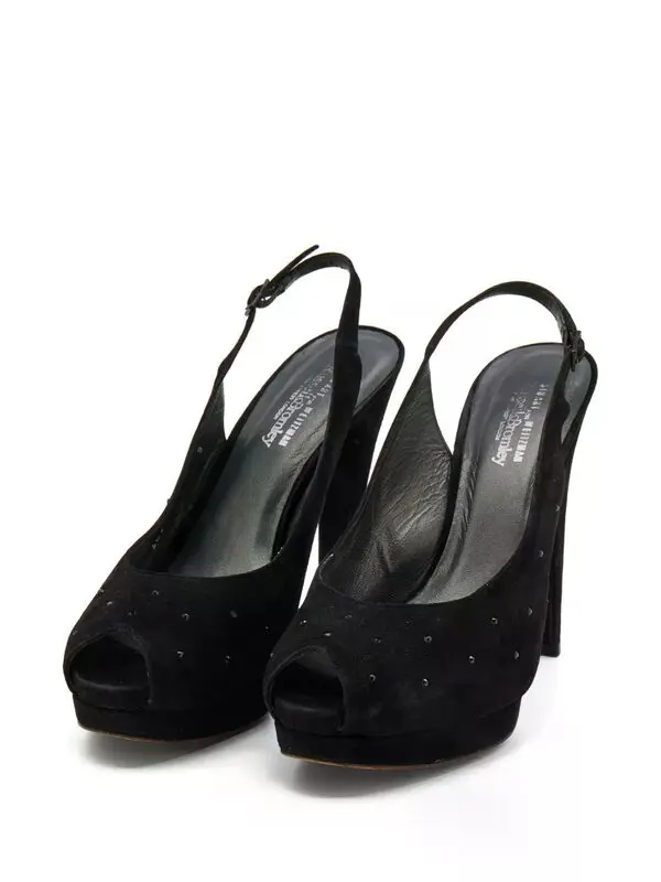 STUART WEITZMAN Crystal-embellished Platform Sandals