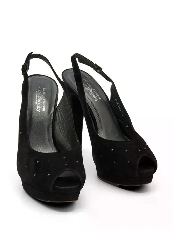 STUART WEITZMAN Crystal-embellished Platform Sandals