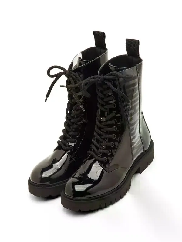 Moschino Insert Lace-up Boots