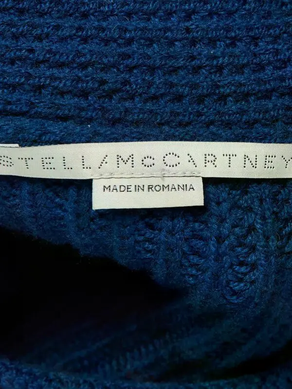 Stella McCartney Asymmetrical Rib-knit Cardigan