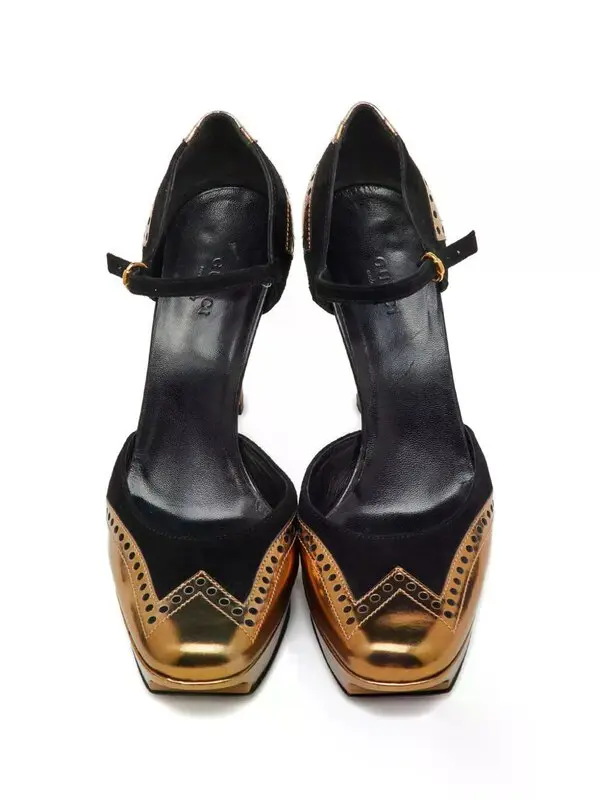 Gucci Ankle-strap Platform Pumps