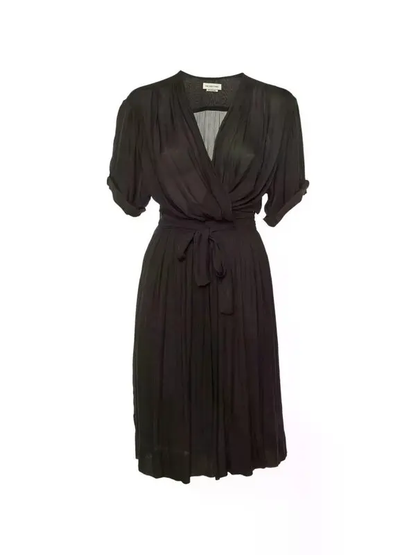 MARANT ETOILE V-neck Midi Dress - Black