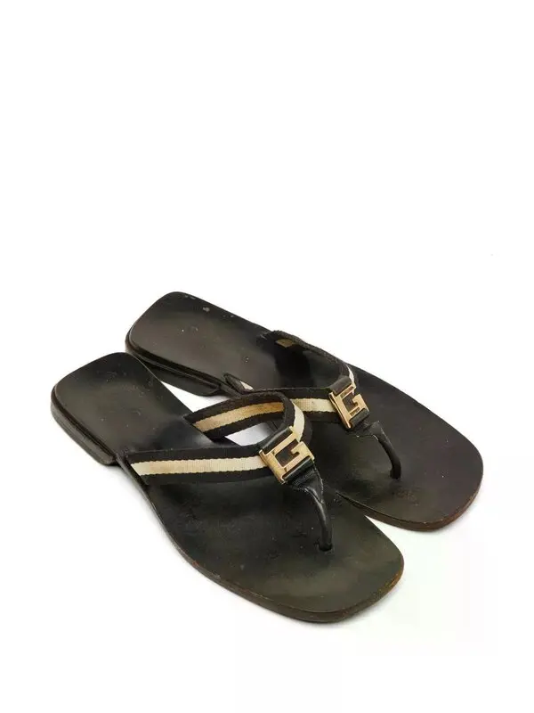 Gucci Web Tape Logo Sandals