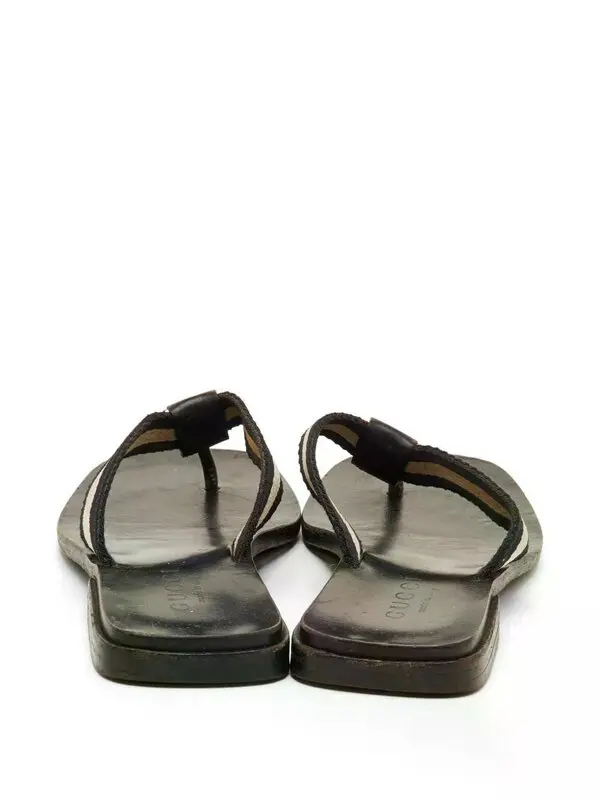 Gucci Web Tape Logo Sandals