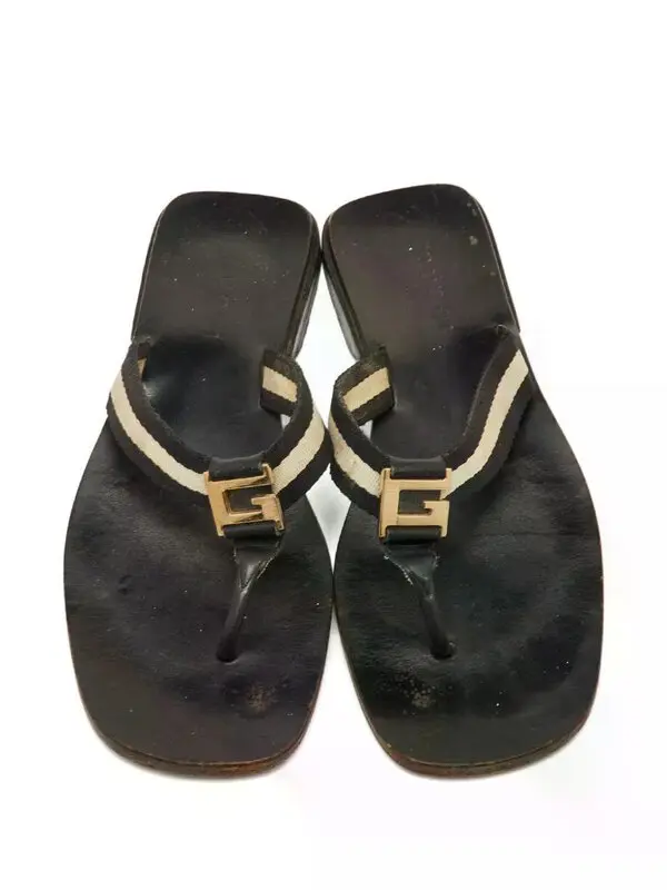 Gucci Web Tape Logo Sandals