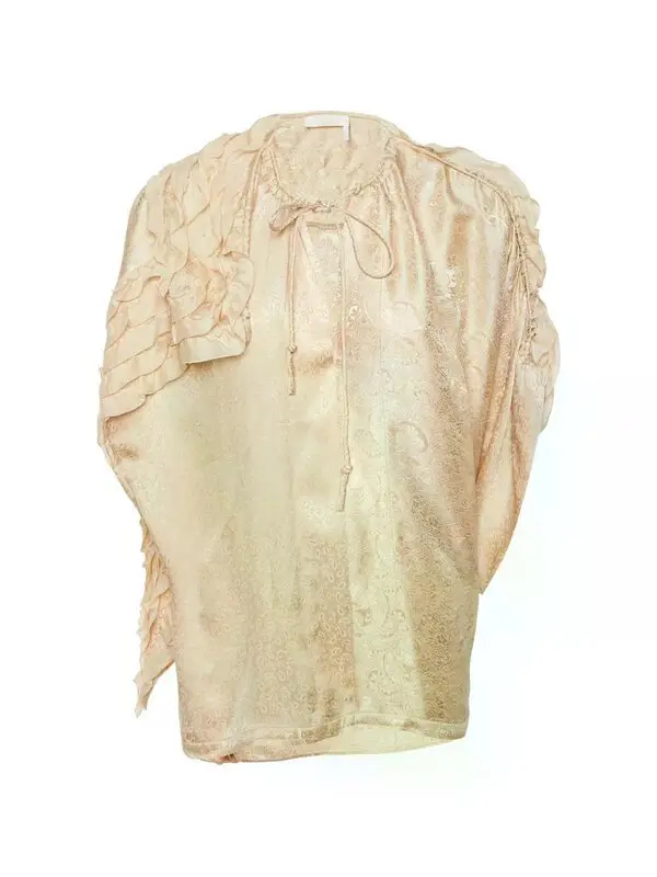 Chloé Asymmetric Paisley Blouse