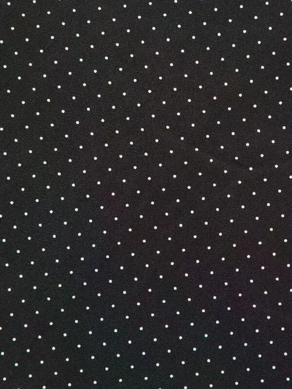 Dolce & Gabbana Polka-dot Silk Pocket Square - Black