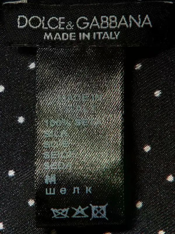 Dolce & Gabbana Polka-dot Silk Pocket Square