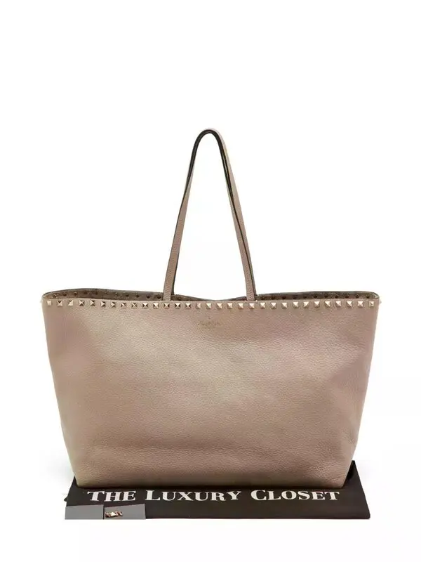 Valentino Garavani Rockstud Leather Tote Bag