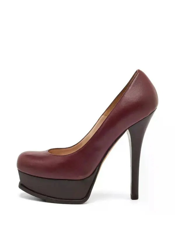 Fendi Platform Pumps - Red