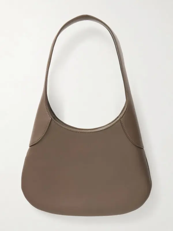 Khaite Joan Small Leather Shoulder Bag - Brown