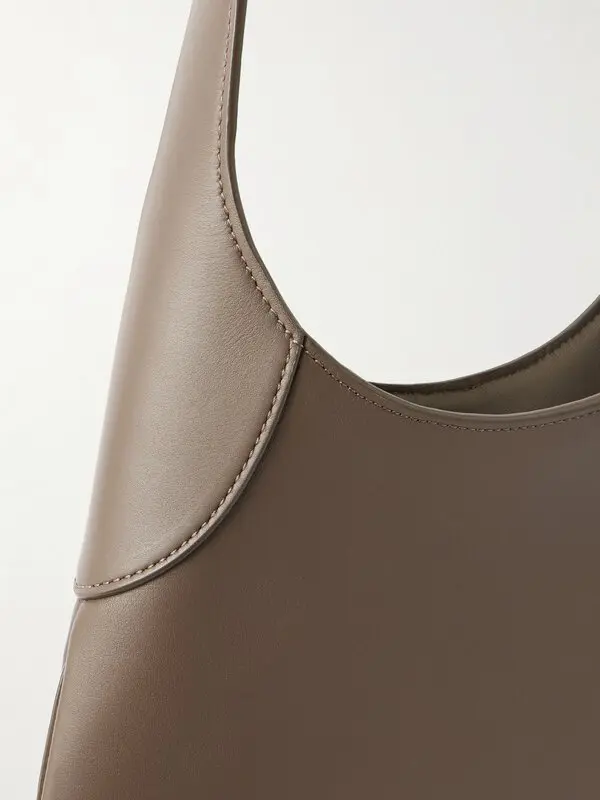 Khaite Joan Small Leather Shoulder Bag - Brown