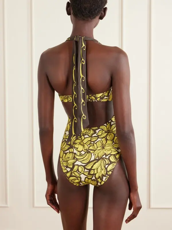 ALEMAIS Mona Printed One Piece Swimsuit
