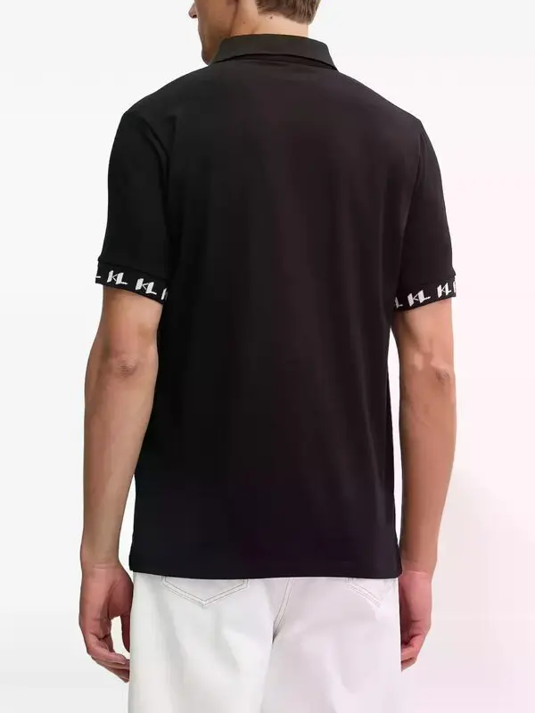 Karl Lagerfeld Logo-tape Polo Shirt