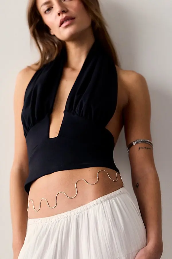 LES BEADS STUDIO Spires Belly Chain