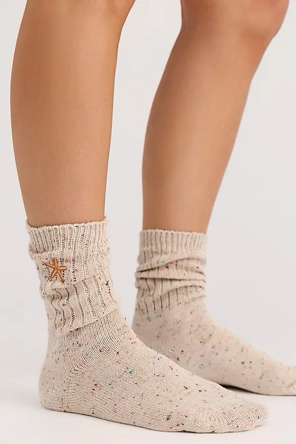 Free People Halcyon Heritage Sock Pack Set Of 3 - Ocean Park