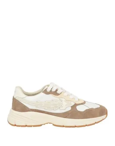 ENTERPRISE JAPAN Calfskin Low-top Sneakers - Beige