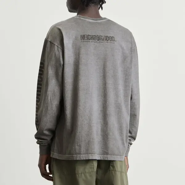 NEIGHBORHOOD Ls-3 Pigment Dyed Long Sleeve T-shirt