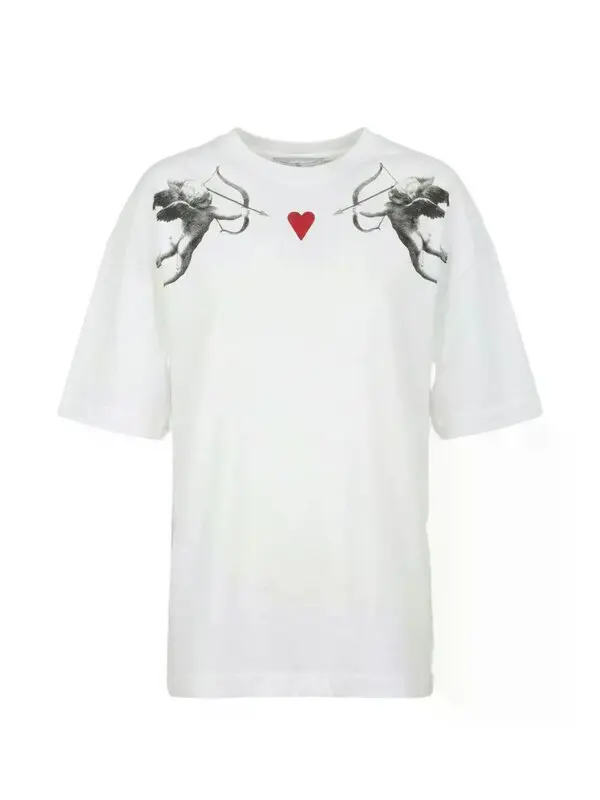 Fiorucci Double Angels T-shirt - White
