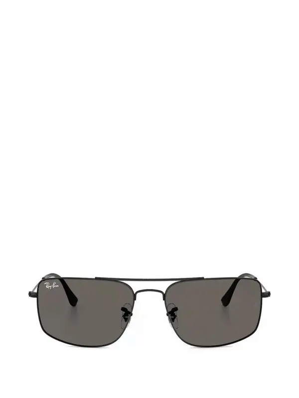 Ray-ban Rectangle Frame Double-bridge Sunglasses