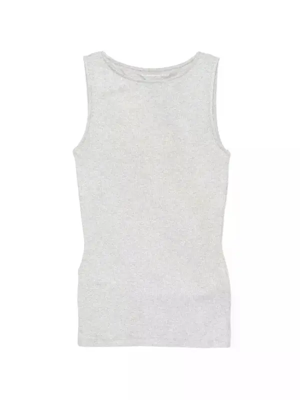 Majestic Filatures Ribbed Knit Scoop Neck Tank Top