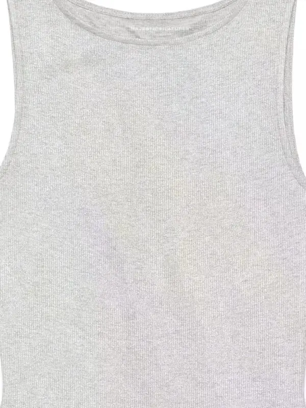 Majestic Filatures Ribbed Knit Scoop Neck Tank Top