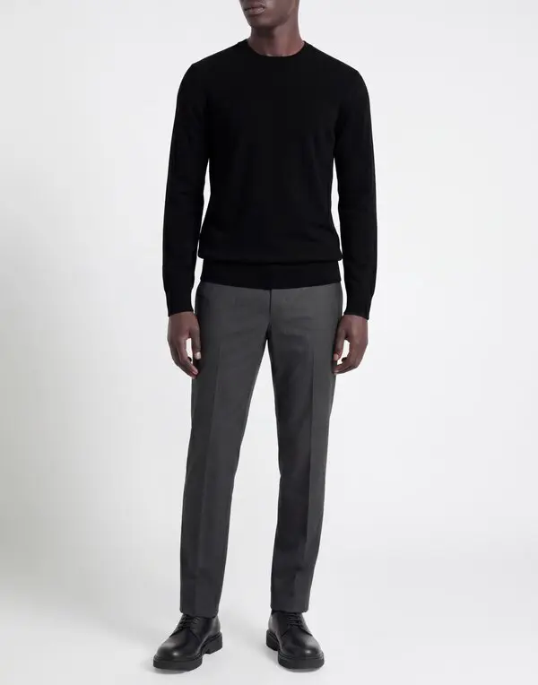 Theory Crewneck Long Sleeve Sweater - Black