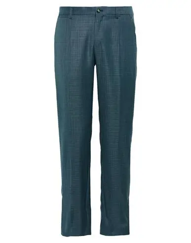 Dolce & Gabbana Deep Teal Virgin Wool Tailored Pants - Green