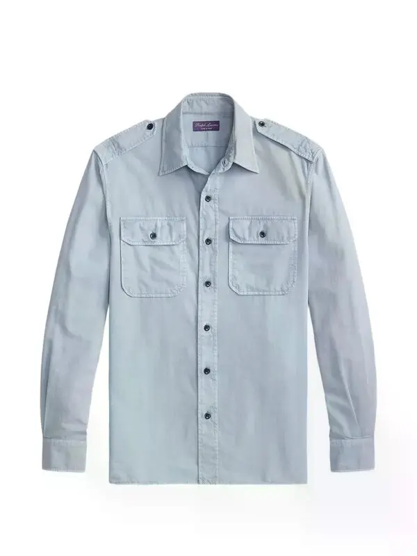 Ralph Lauren Purple Label Garment-dyed Twill Shirt