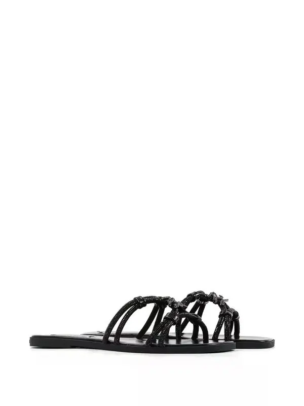 Karl Lagerfeld Embellished Multi-strap Sandals