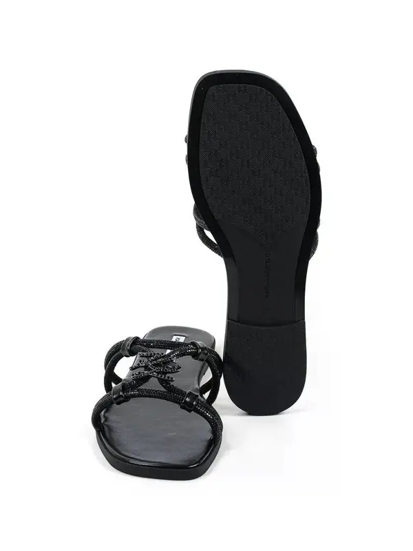 Karl Lagerfeld Embellished Multi-strap Sandals