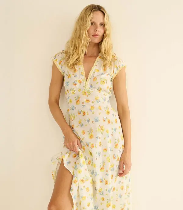 DÔEN Helia Dress - Dahlia Floral