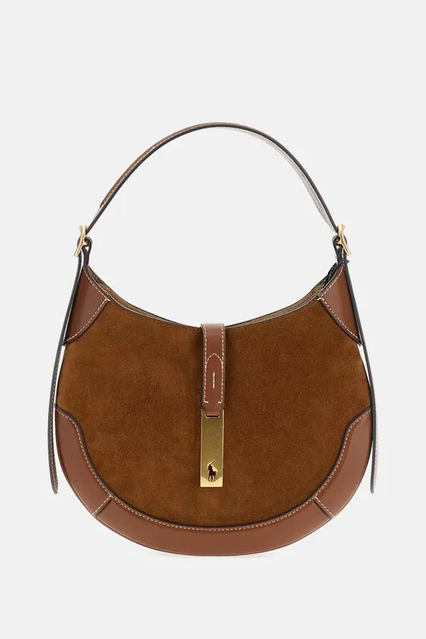 Polo Ralph Lauren Borsa A Spalla Piccola - Marrone
