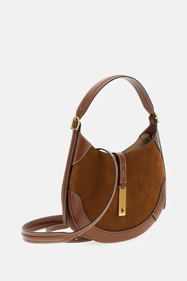 Polo Ralph Lauren Borsa A Spalla Piccola - Marrone