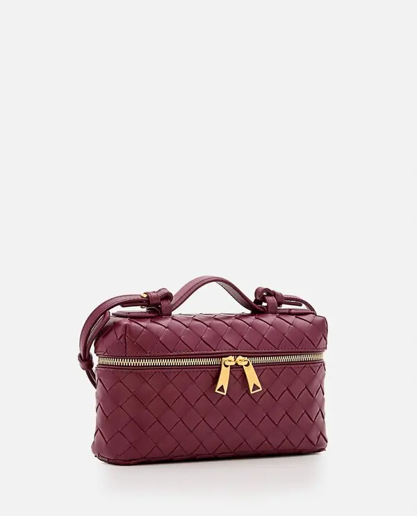 Bottega Veneta Intrecciato Vanity Case - Red