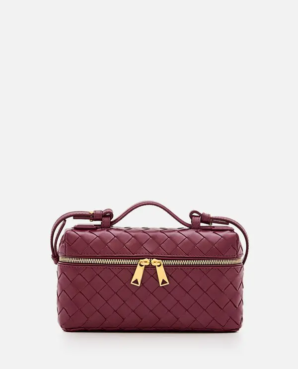 Bottega Veneta Intrecciato Vanity Case - Rosso