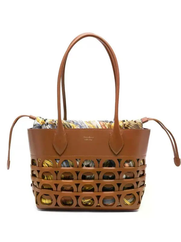 FERRAGAMO Gancini Tote Bag - Brown