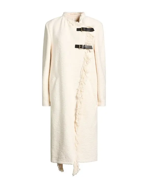 Isabel Marant Étoile Single-breasted Coat With Buckle Detail And Fringe
